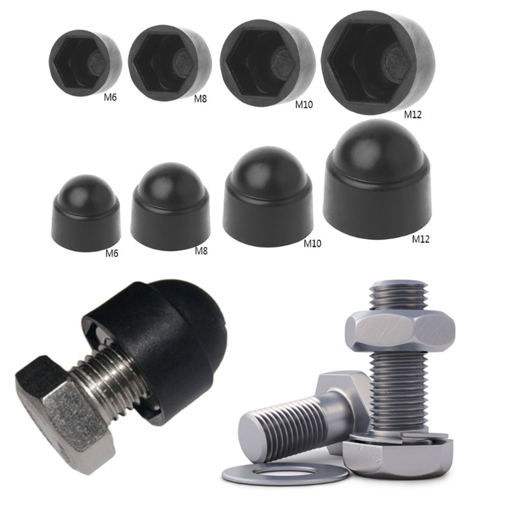 10Pcs M8 Dome Protection Caps Hexagon Nut Covers Exposed Plastic | Daraz.pk