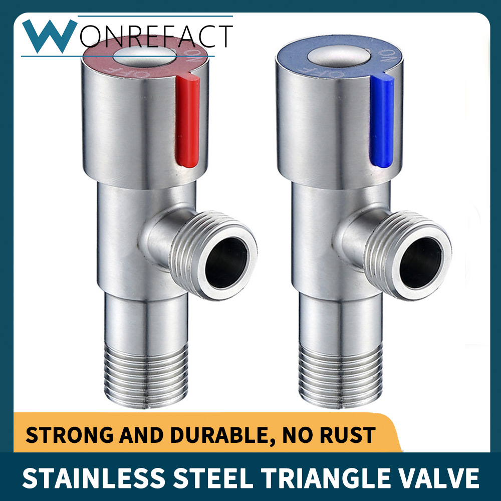 Stainless Steel Hot And Cold Water Triangle Valve Flow Control Valve