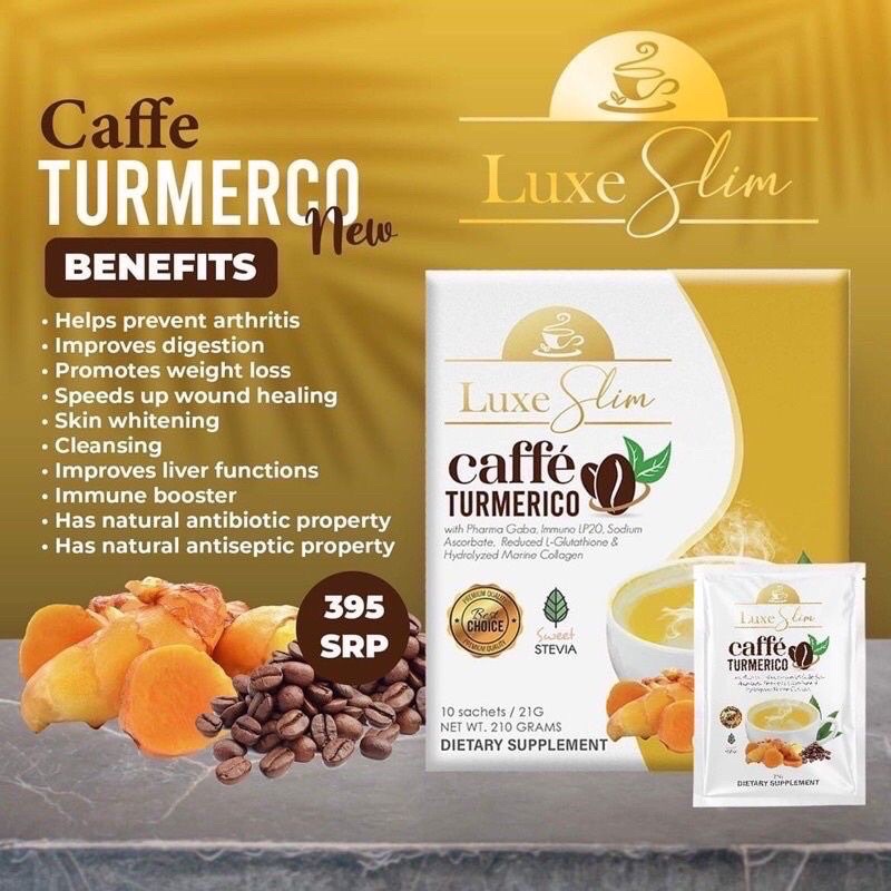 CAFFE TURMERICO of Luxe Slim PH by Anna Magkawas in Turmeric extract ...