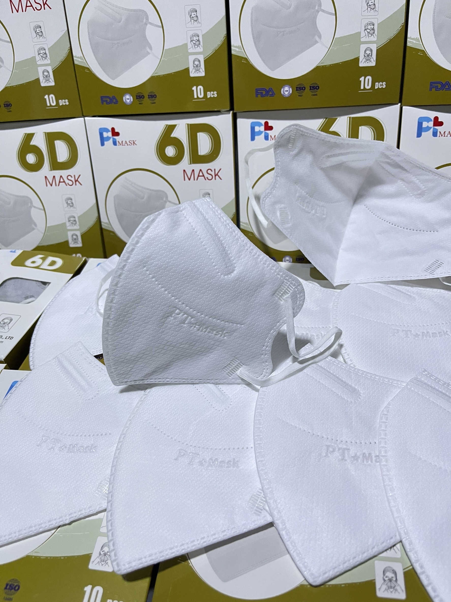 หน้ากากอนามัย 6D PT-MASK สินค้ายกหลัง 1 ลังมี 52 กล่อง รุ่นใหม่ล่าสุด ...
