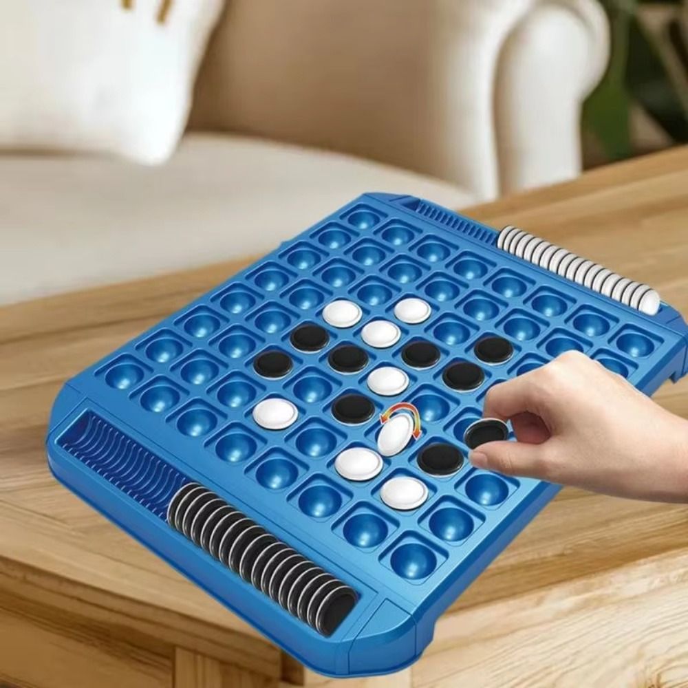 Backgammon Game Set Tabletop Game Flip Black White Chess Board Parent ...