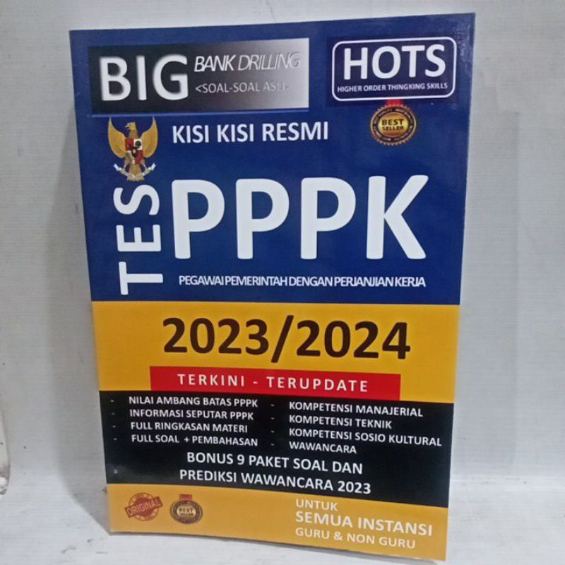 Buku Tes Pppk Pegawai Pemerintah Dengan Perjanjian Kerja Terbaru Tahun