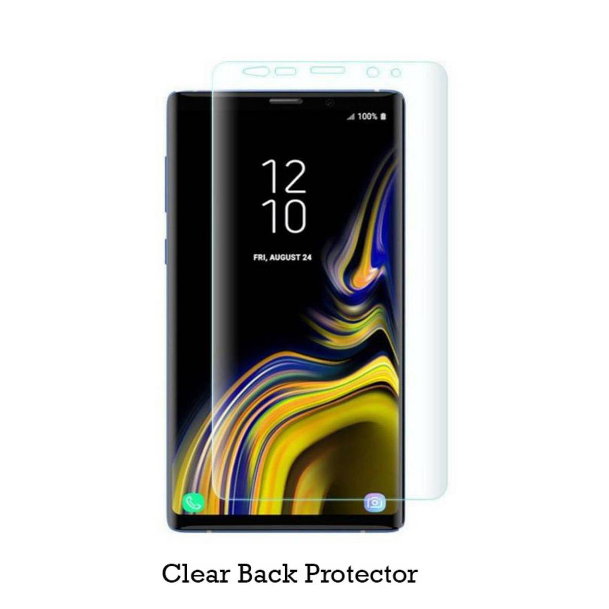 Samsung Note 9 Front Protection Clear Jelly Soft Ultra Clear Jell For ...