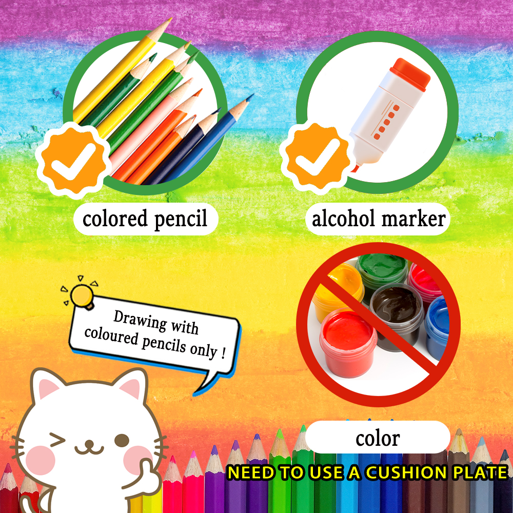 30 Sheets Drawing Book 11.2x 8.3in,100gsm Thick Paper for Stress Relief ...