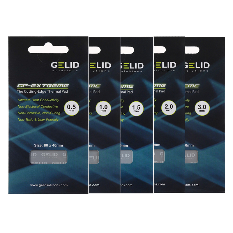 GELID 12W/MK Thermal Pad Multi-size 80X40 120X20mm high-performance ...