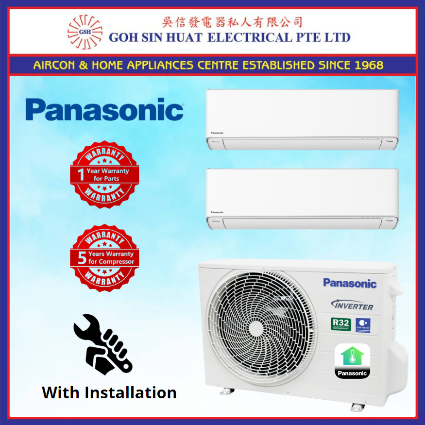 [Bulky] Panasonic 5 ticks R32 System 2 Air Conditioner CU-2XU20YBZ x 1 ...