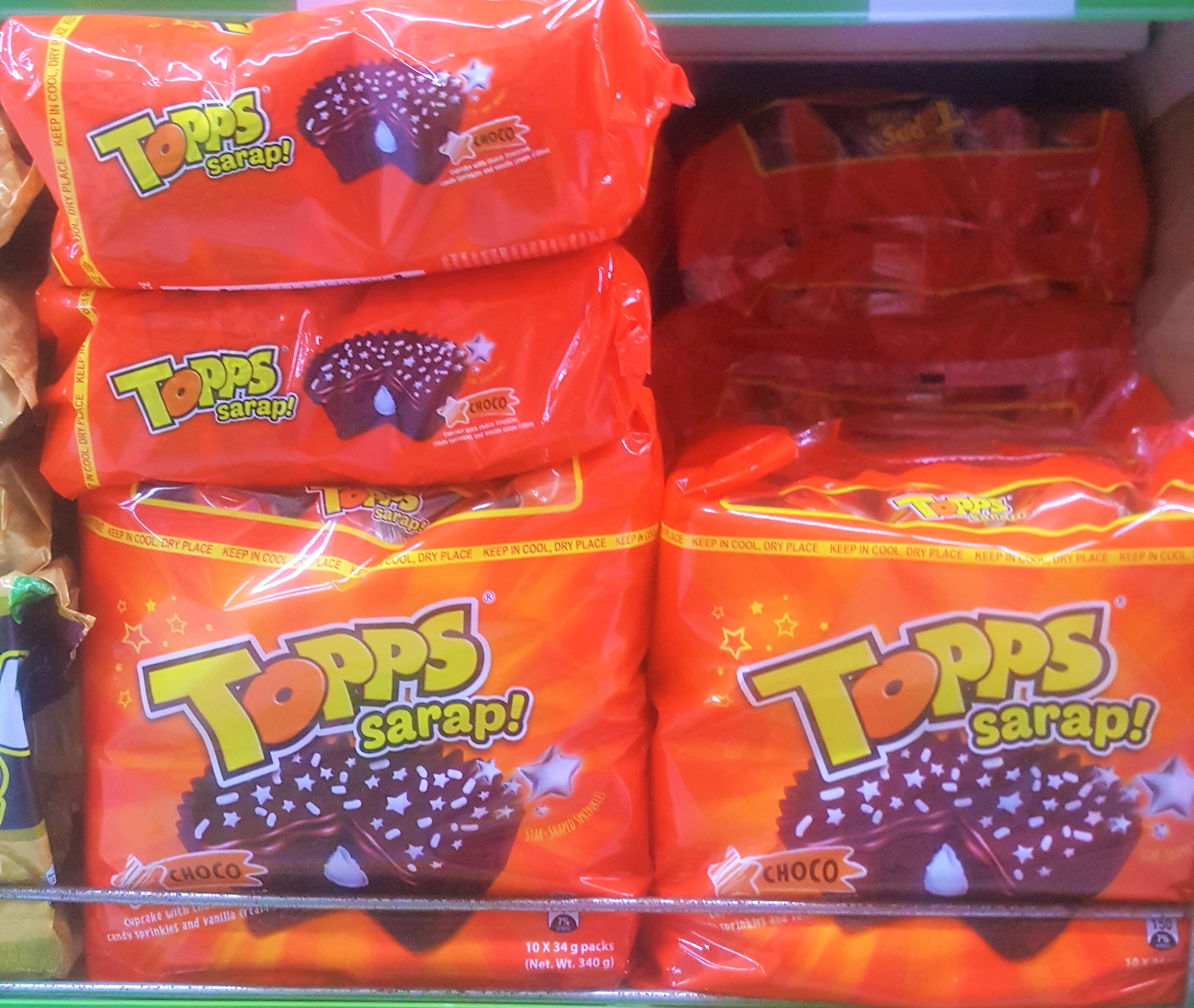 Topps Sarap Cookie, Monster, Yema Flavor Rebisco 34gX 10pcs Pack ...