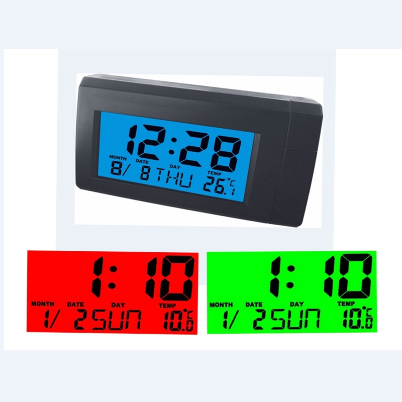 Ct66 Car Clock Digital Clock Mini Auto Watch Automotive Month Date ...