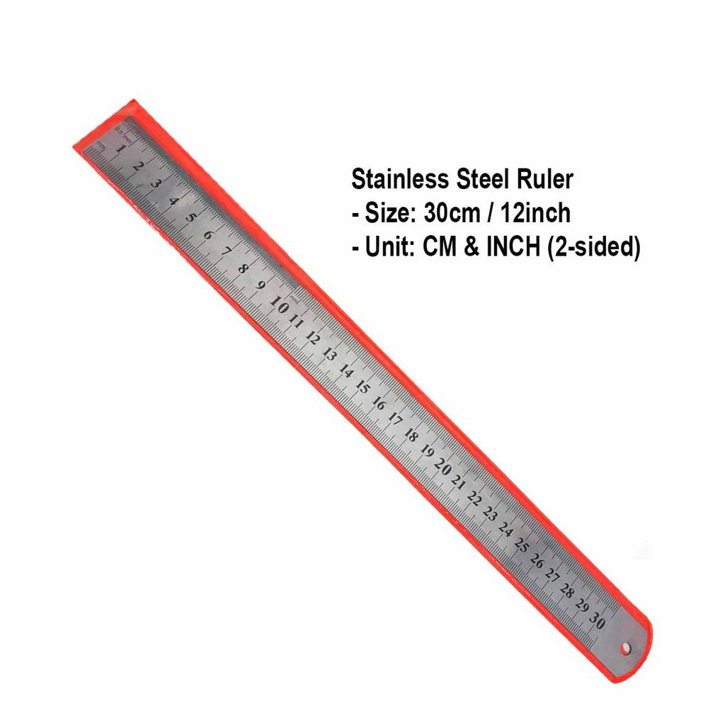 Metal Ruler 40inches 24inches 12inches 6inches | Lazada PH