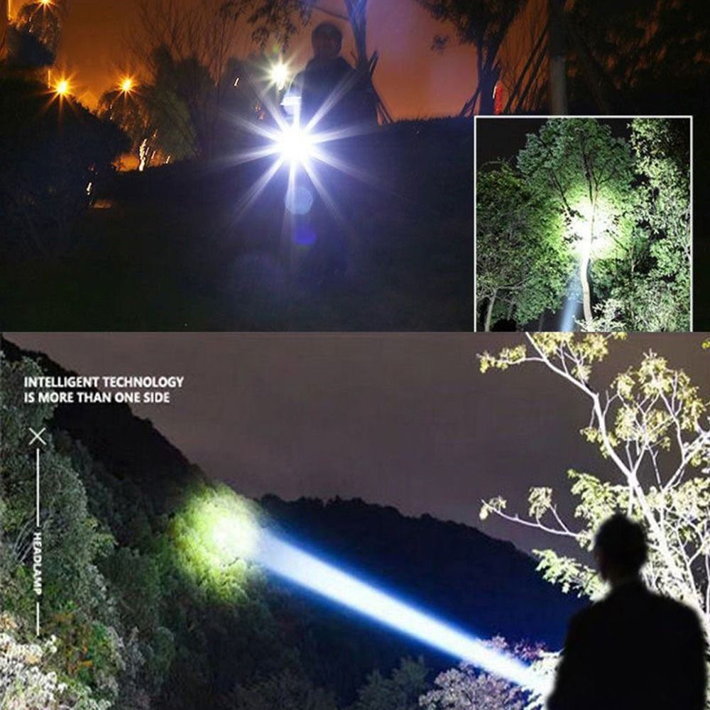 Practical Waterproof Mini LED Flashlight USB Rechargeable High Bright ...