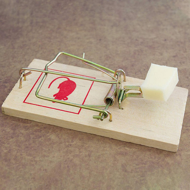 Traditional Wooden Mouse Traps Classic Mice Rat Pet Rodent Control ...