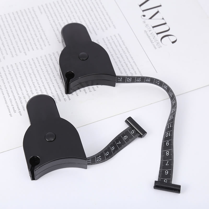 Retractable Measure Tape with Lock Pin and Push Button Dual Sided Body ...