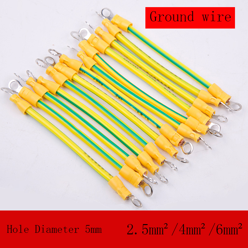 -Green Ground Wire Single-Core Multi-Strand Copper Cable 13/11/9 Awg ...