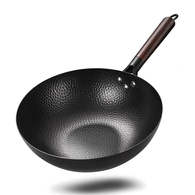 【Big-Sales】 Wok Traditional Handmade Wok Non- Pan Non-Coating Gas ...