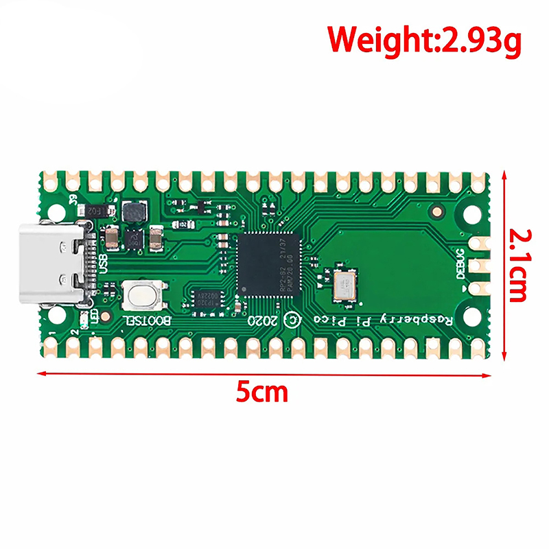 Raspberry Pi Pico Board RP2040 TYPE-C / MICRO Dual-Core 264KB ARM Low-Power High-Performance ...