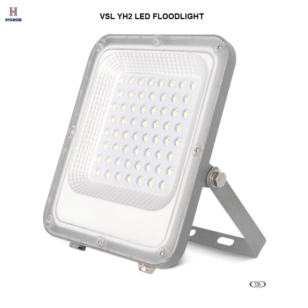 VSL YH2 LED FLOODLIGHT 100LM/W, 6500K, IP66, 50W, 100W, 150W & 200W | Lazada