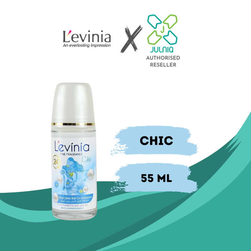 LEVINIA Pearl White Roll-on Deodorant Range 55ml | Lazada