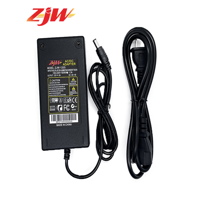 ZJW DC12V Adapt 3A / 5A CCTV Power Supply Adapter 12V Power Supply ...