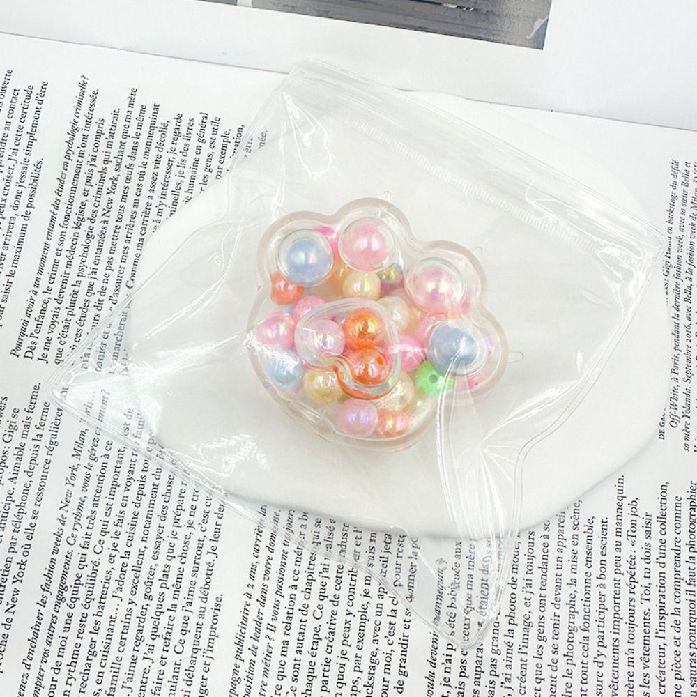 Cartoon Squeeze Bag Bead Noisy Ball Toys Squishy Mochi Ball Ball Pinch ...