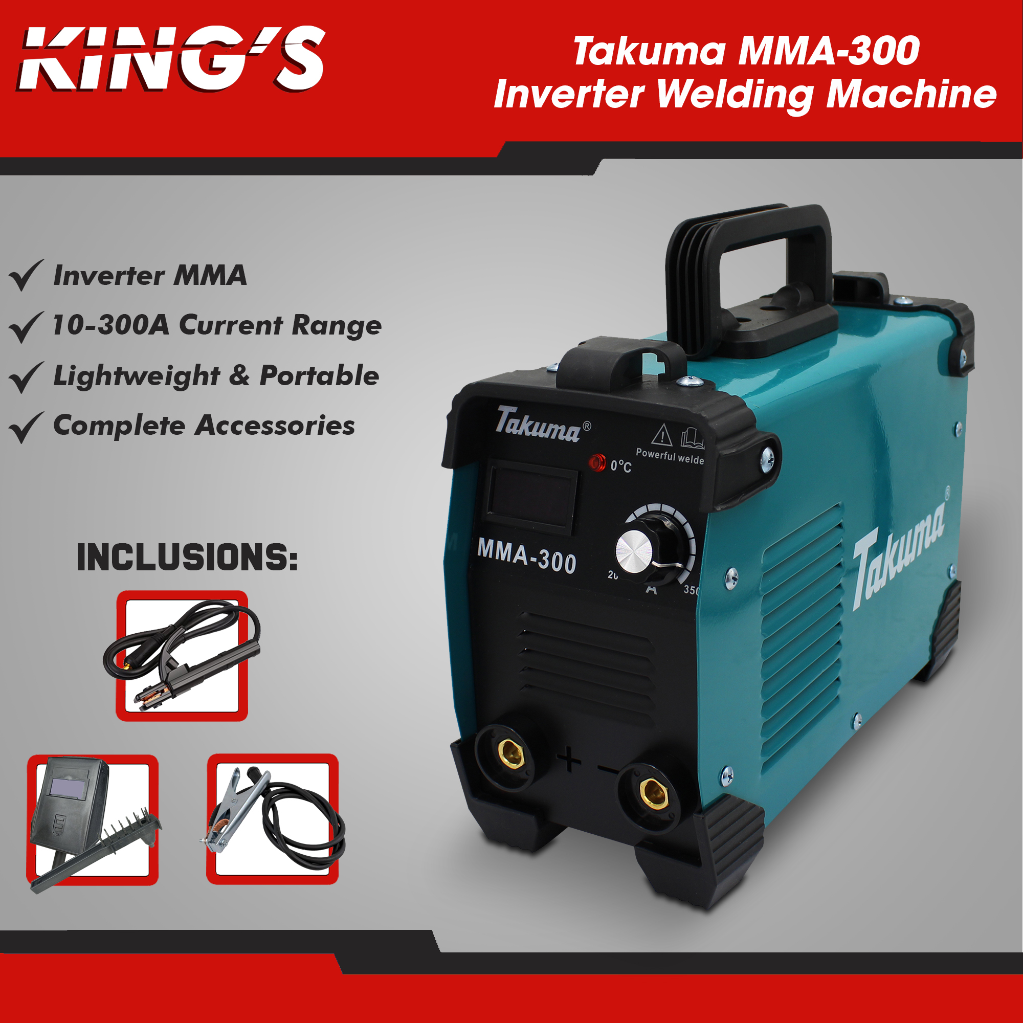 Takuma MMA-300 Inverter Welding Machine (A) | Lazada PH