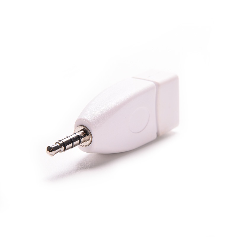 USB 2.0 Female to 3.5mm Male AUX Audio Plug Jack Converter Adapter Plug ...