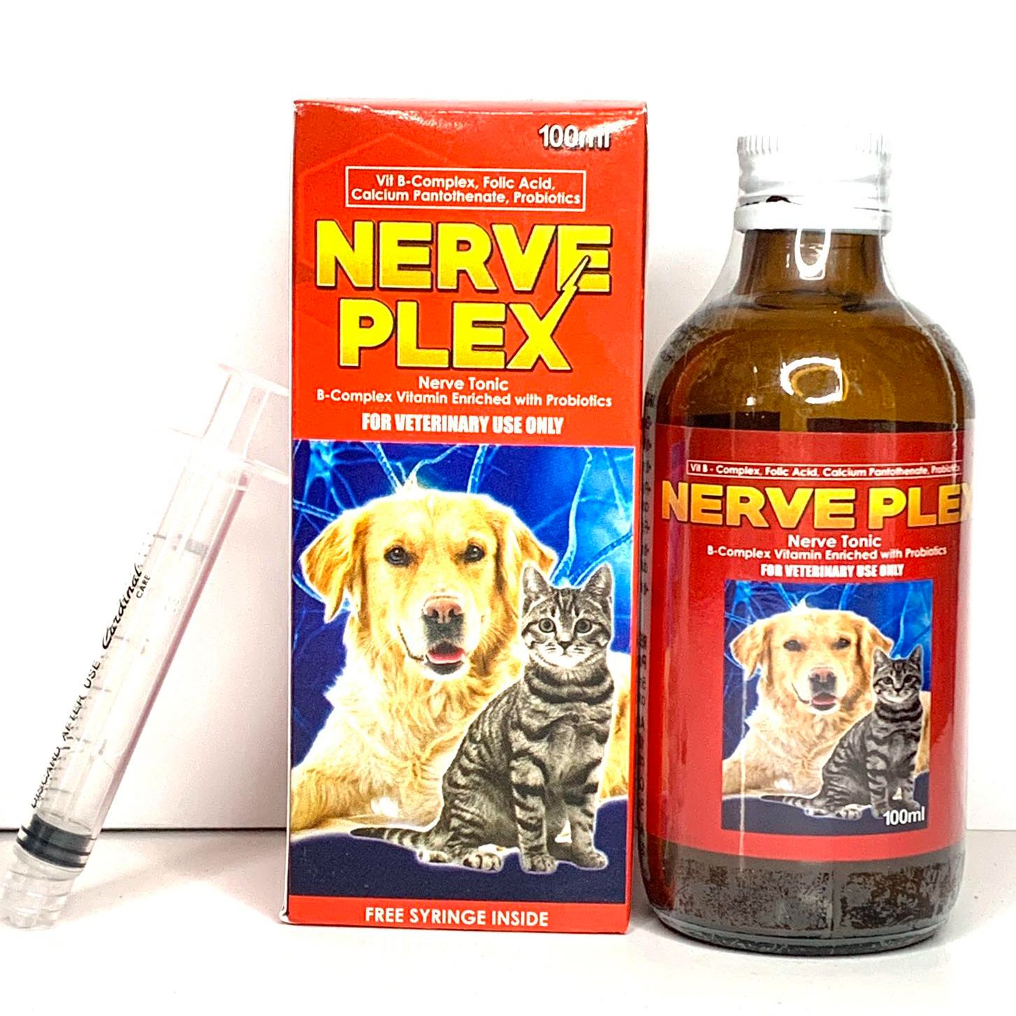 [FCR AGRIVET] NERVE PLEX VITAMINS AND SUPPLEMENT WITH SYRINGE FOR PET ...