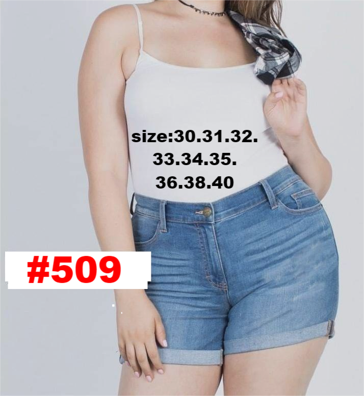 Curvy/Slim FIT High Waist Strechable Big/Plus size AUGUST Denim Shorts Cuffed dsgn. | Lazada PH