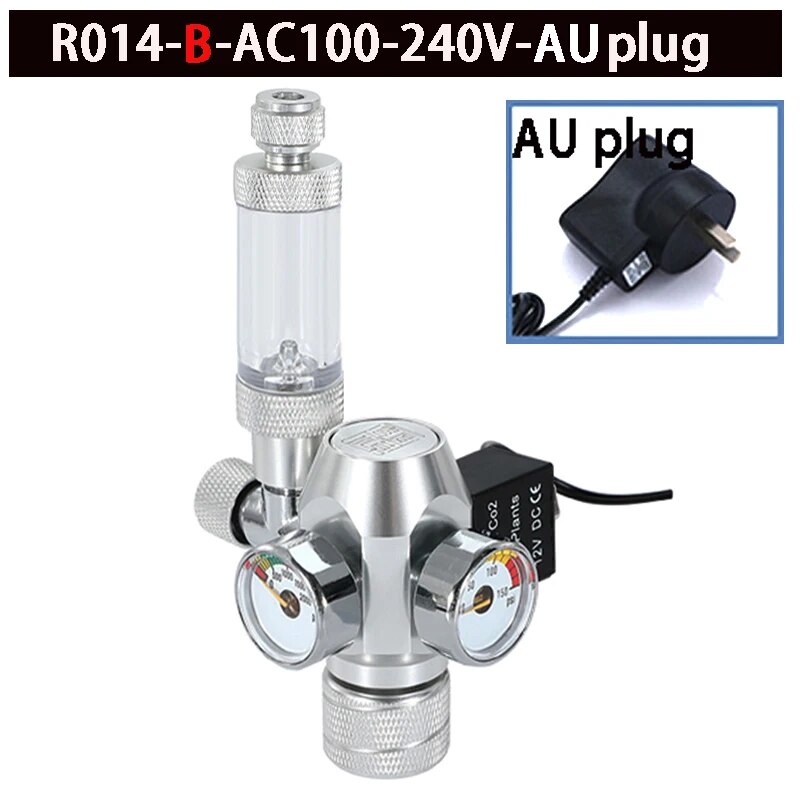 RSTTJ 2024 DIY Aquarium CO2 Regulator Electromagnetic Valve Bubble Counter CO2 Control System ...