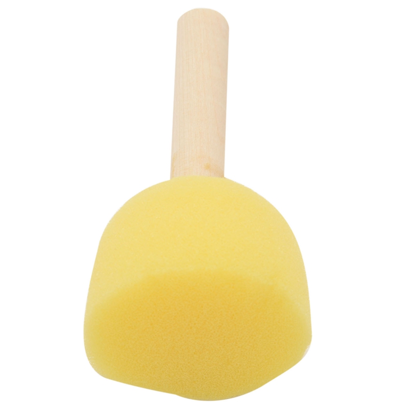 [Galloping Oasis Auto] Pack of 30 Round Foam Sponge Paint Brush Set - Stencil Brush Value Pack ...