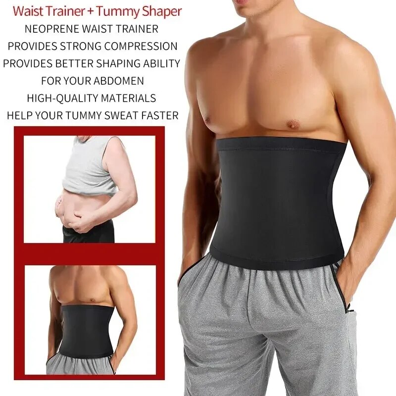 Corset Slimming Belt Trimmer Trainer Shapewear Sweat Shaper Trainer ...
