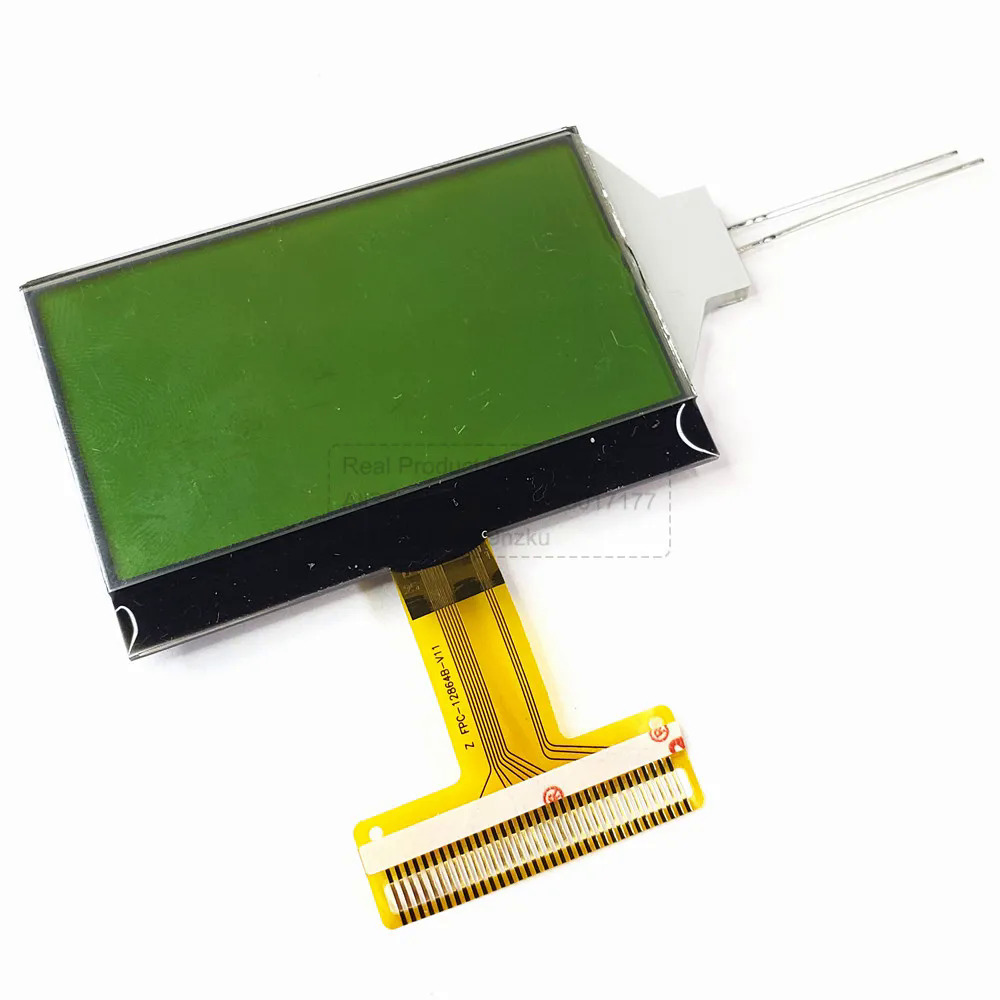 COG 0.8mm Pitch 34Pin OLED Screen 57mm × 39mm Wholesale 12864B Dot Matrix OLED Display LCD ...