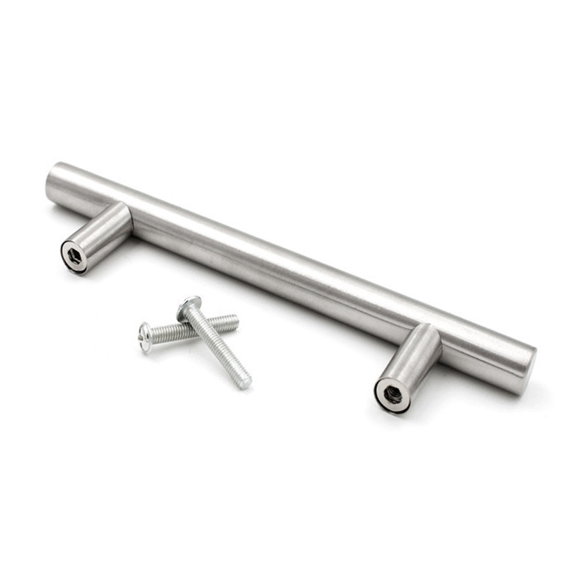 Stainless Steel Handles Diameter 12mm Kitchen Door Cabinet T Bar ...