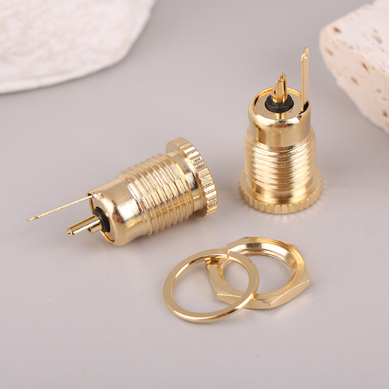 Gold-plated 30V 10A High Current DC Connectors Power Female Jack Socket ...
