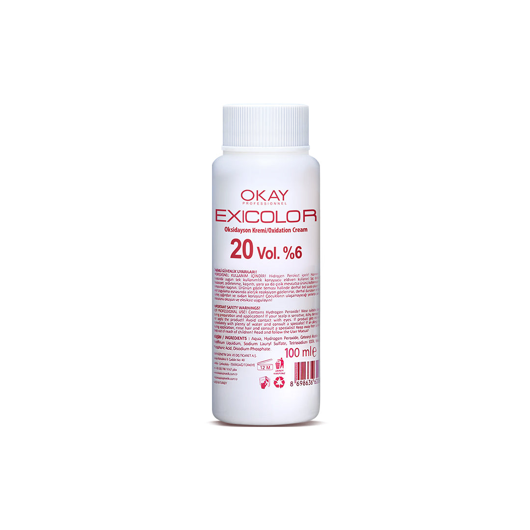 Okay Exicolor Permanent Hair Color Cream Nutshell â€“ 6.3 â€“ 60ml With ...