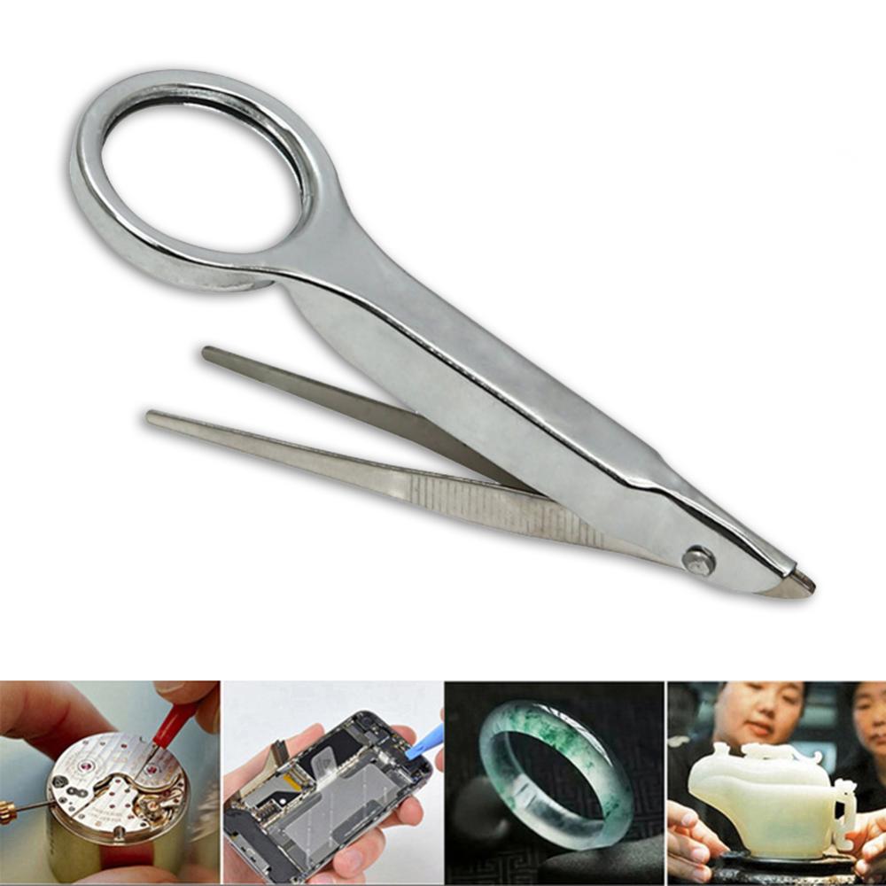 Multifunctional Portable 10X Magnifier Handheld Magnifying Glass with ...