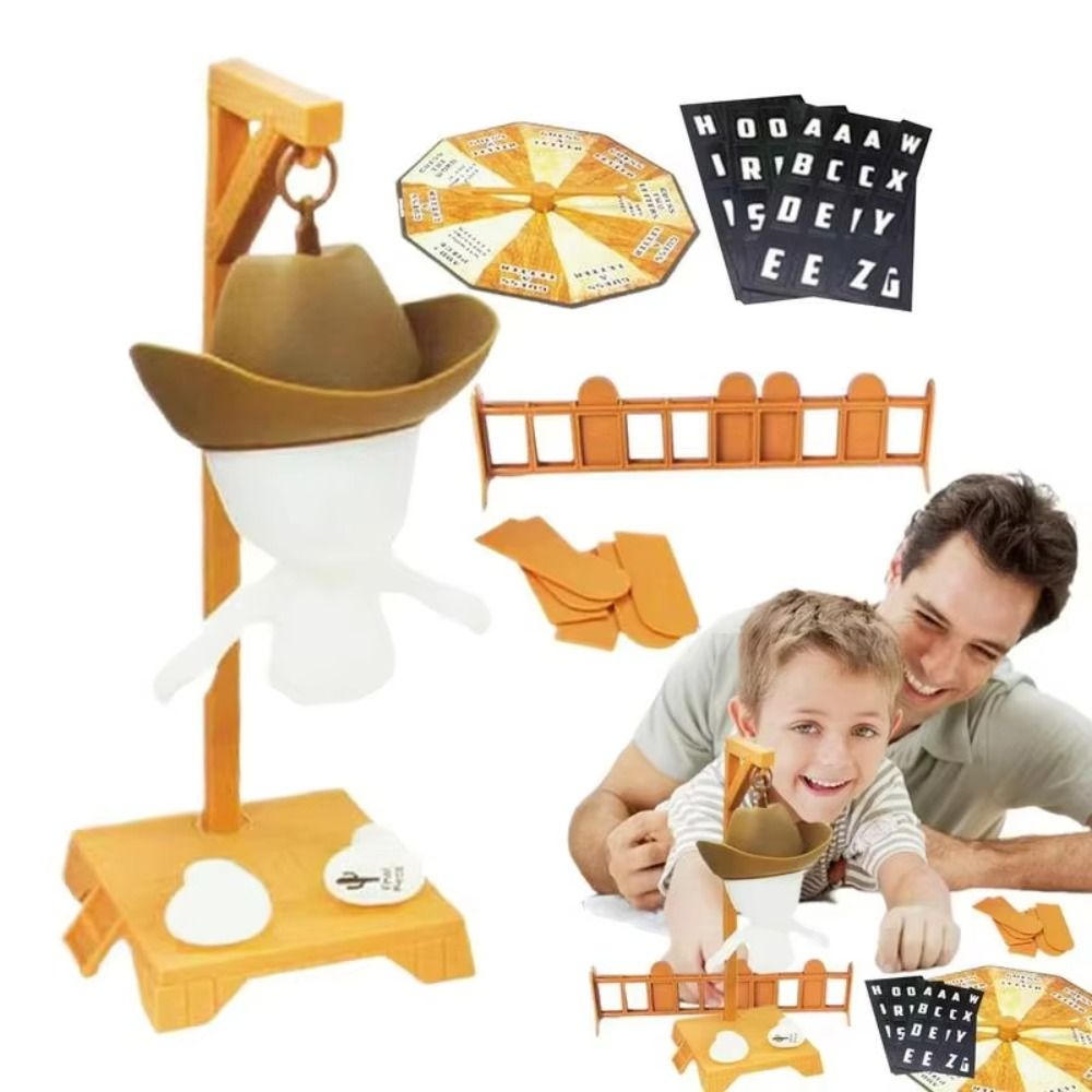Educational Toy Multiplayer Magnetic Hangman Board Games Interactive ...