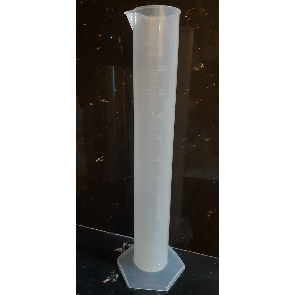 Plastic Graduated Measuring Cylinder 50ml 100ml 250ml 500ml | Lazada PH