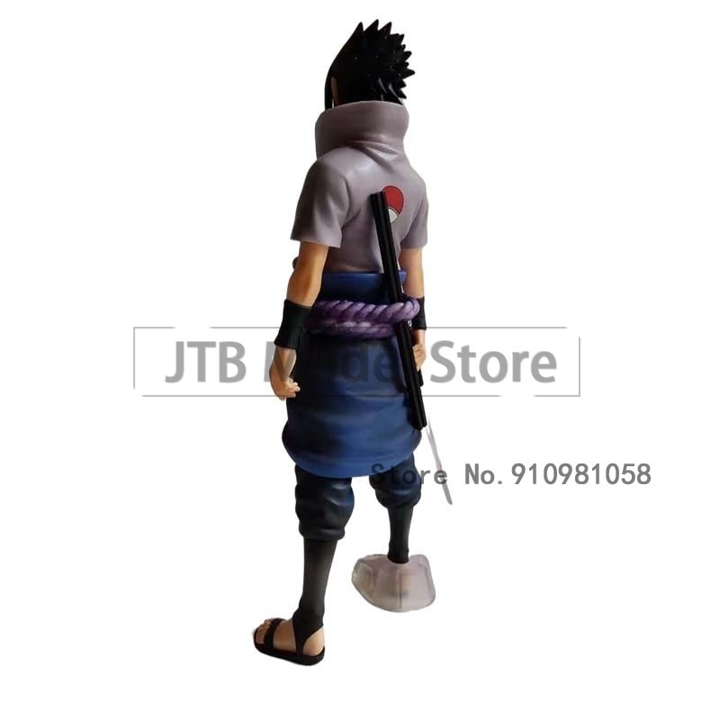 Naruto Shippuden Anime Figure GK Uchiha Sasuke Figma 29CM ABS Statue ...