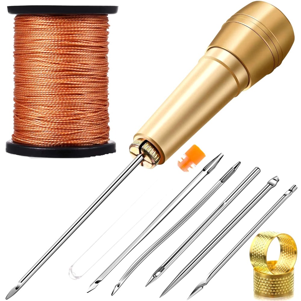 1Set Portable Sewing Awl Needle Handmade Sewing Tools DIY Craft Nylon ...