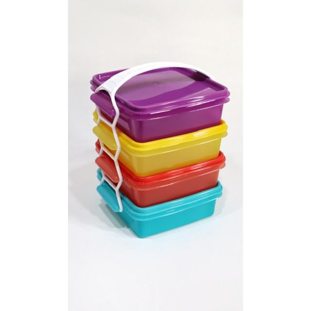Tupperware Calista Kobe 4 susun / Tempat makan/ Rantang makan ...