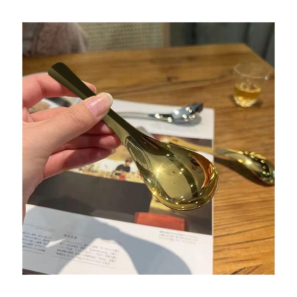 High-value Stainless Steel Spoon Thickened Adult Household Soup Spoon ...