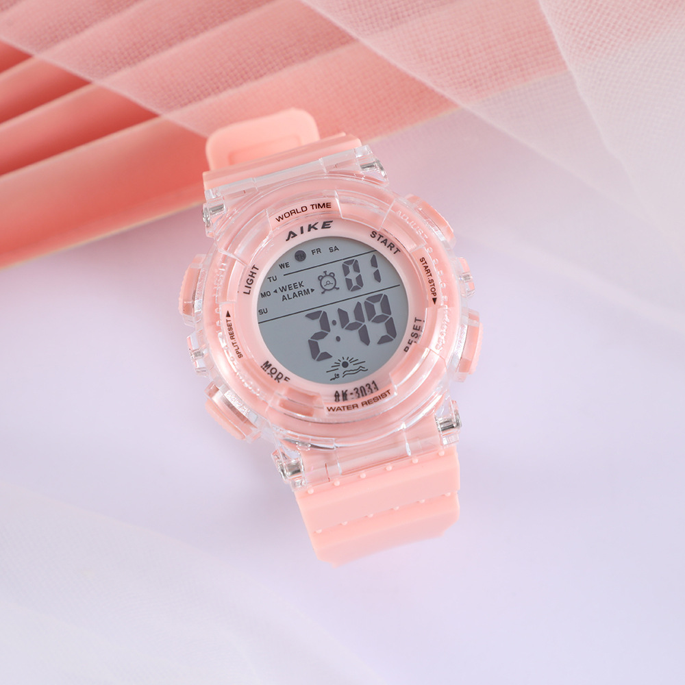 【Buy with eyes closed】Aike Electronic Watch - Student Waterproof Watch ...