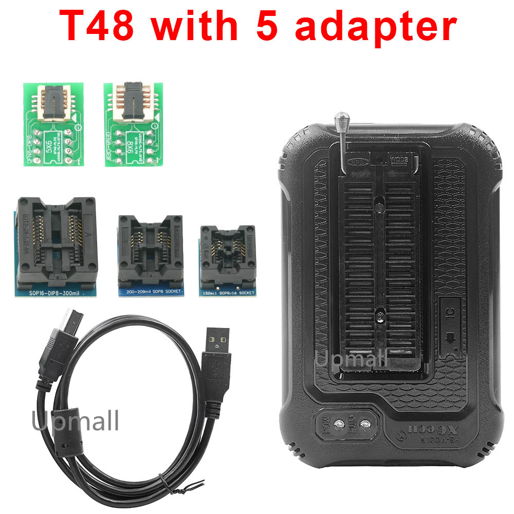 XGecu T48 Programmer 56 Pin Drivers ISP Support 21000+ with 30 adapters ...
