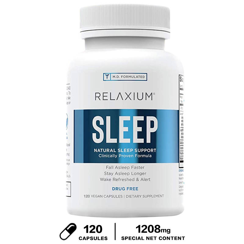 Relaxium Sleep Aid Non-Habit-Forming Sleep Supplement Relieve Longer ...