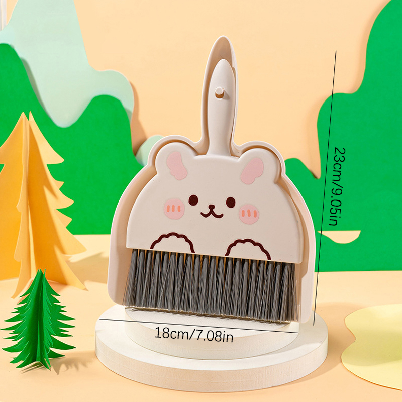 Small Broom Dustpan Set Household Desk Cleaning Desk Cleaning Garbage ...