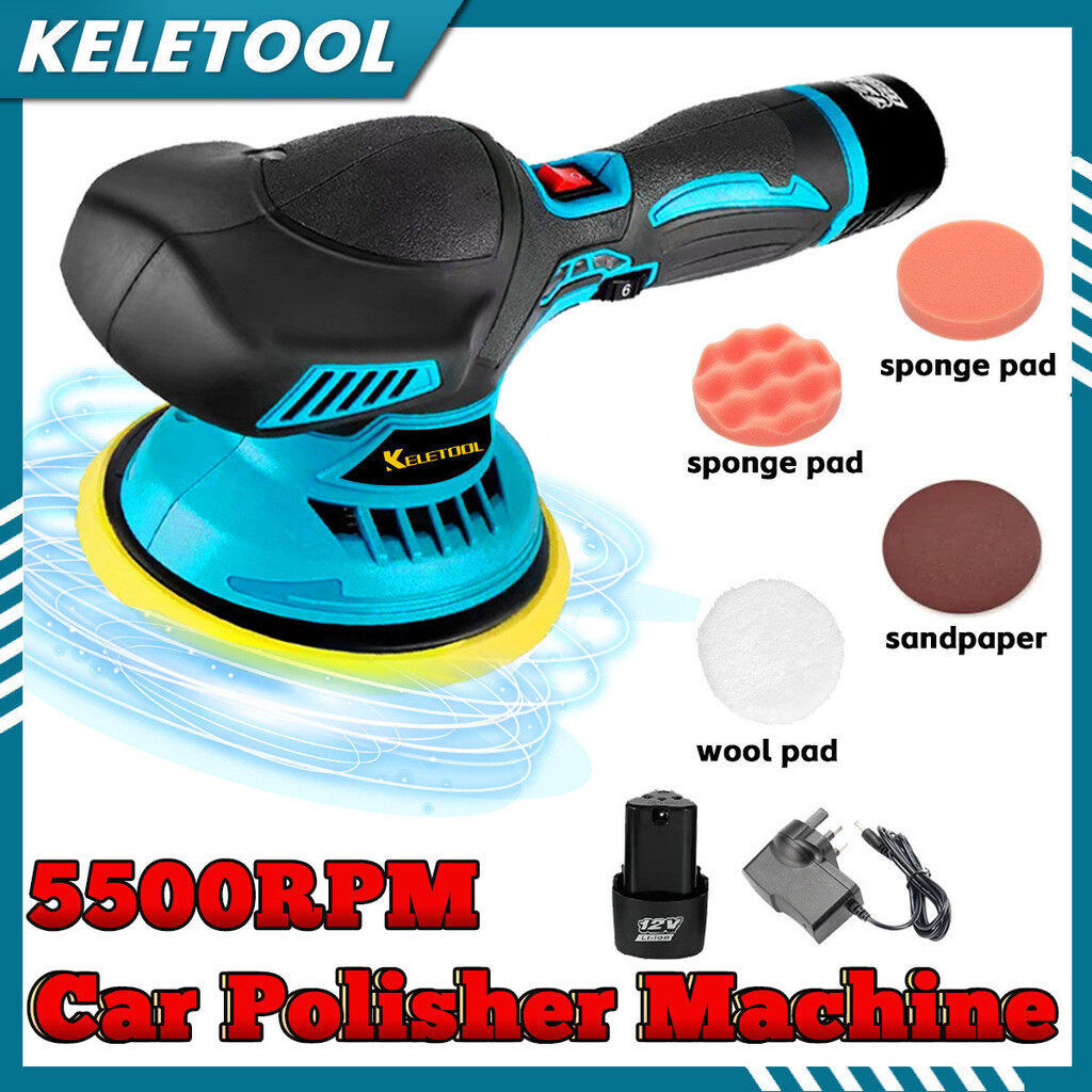 Cordless Electric Polisher Brushless Handheld Polishing Car Polish ...