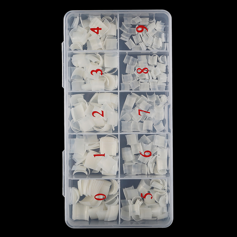 500Pcs Natural Artificial Nail Tips Tool For Nails Salon Supply Toe ...