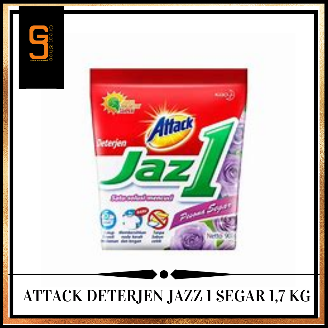 ATTACK DETERJEN JAZZ 1 SEGAR 1,7 KG | Lazada Indonesia