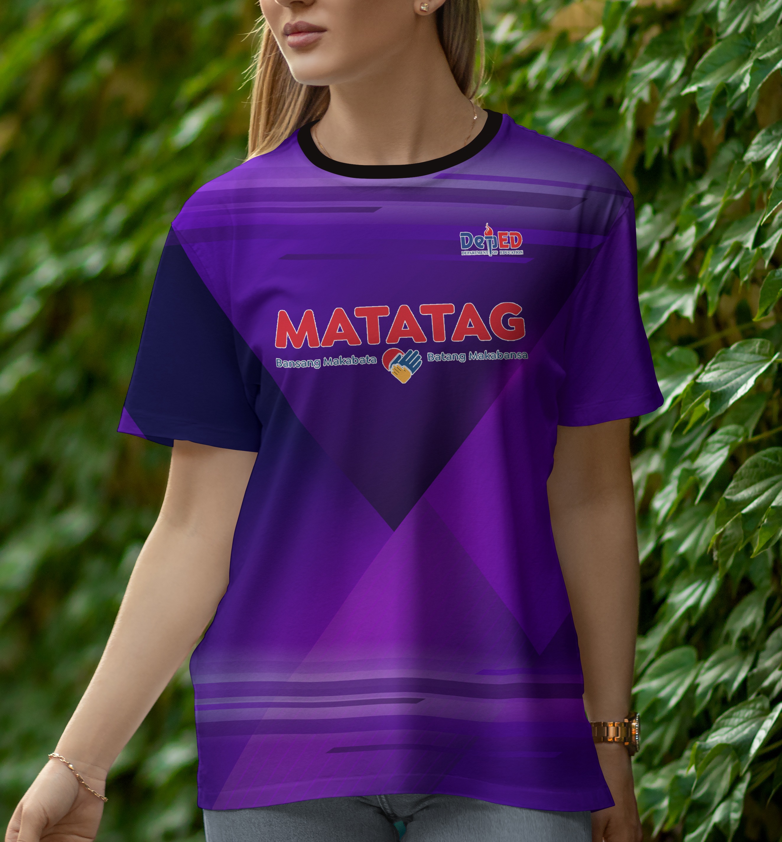 DEPED MATATAG T-SHIRTS UNIFORM FULL SUBLIMATION Shirt FOR WOMEN Teacher ...