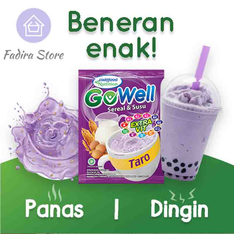 Susu Sereal Gowell Taro Sachet Renceng 29x10pc | Lazada Indonesia